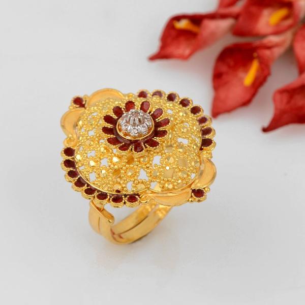 Traditional Latest Gold Ring – Rakesh Jewellers